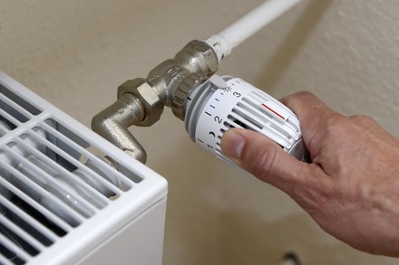 Thermostat Heating Set Heat Output Level Editorial Stock Photo - Stock ...