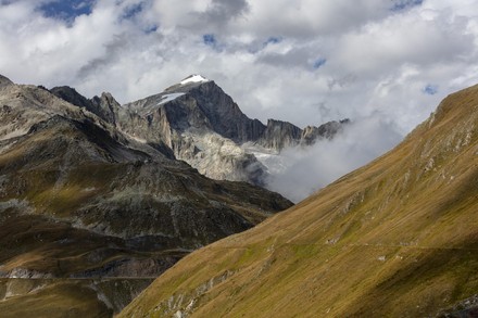Panorama Furka Pass Furkahorn Tiefenbach Realp Editorial Stock Photo ...