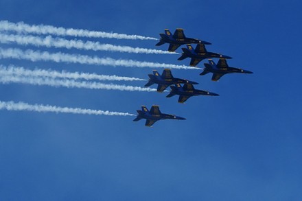 Fighter Aircrafts Fly Over Sky San Editorial Stock Photo - Stock Image ...