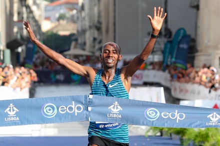 Andualem Belay Shiferaw Ethiopia Celebrates While Editorial Stock Photo ...