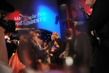 __COUNT__ Marine Le Pen launches her campaign - Paris, France - 19 Nov ...