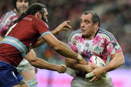 Stade Francaiss Rodrigo Roncero Battles Racingmetros Editorial Stock ...