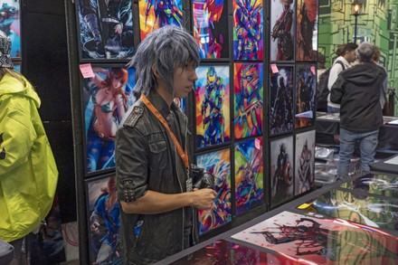 Vendor Sales Art During New York Editorial Stock Photo - Stock Image ...