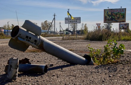 Part Russian Rocket Sticks Out Ground Editorial Stock Photo - Stock ...