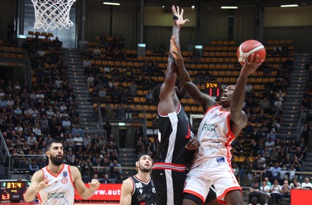 Frank Gaines Pallacanestro Trieste During Italian Editorial Stock Photo ...