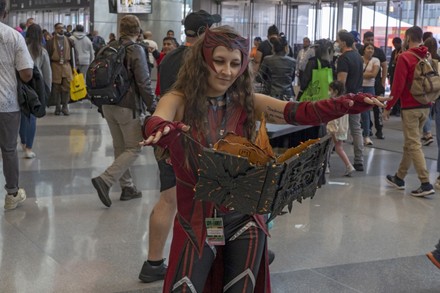 Cosplayer Poses During New York Comic Editorial Stock Photo - Stock ...