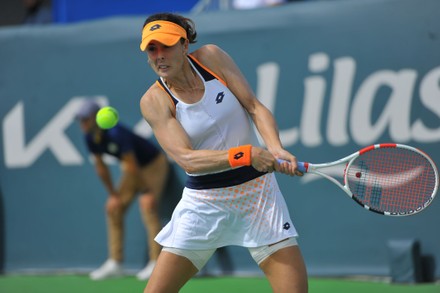 Alize Cornet France Hits Return During Editorial Stock Photo - Stock ...