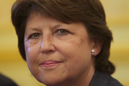 Martine Aubry gives a press conference in Marseille, France - 29 Aug ...