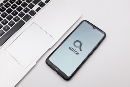 This Photo Illustration Altice Logo Seen Editorial Stock Photo - Stock ...