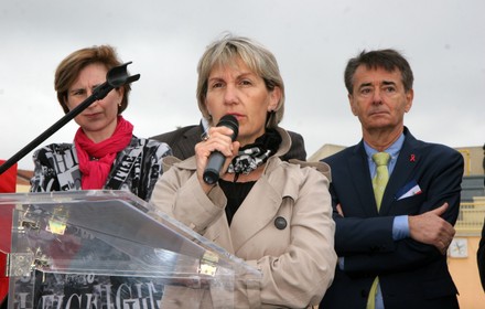 Arlette Francos Son During Inauguration Swimming Editorial Stock Photo ...