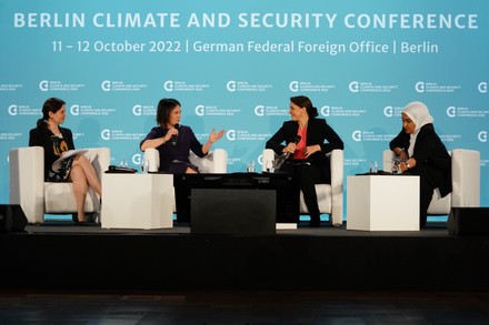 Berlin Climate and Security Conference, Germany - 11 Oct 2022 Stock ...