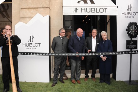 Alain Delon Attending Opening Hublot Store Editorial Stock Photo ...