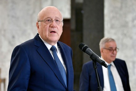 Lebanese President Michel Aoun L Meets Editorial Stock Photo - Stock ...