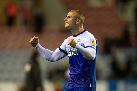 Celebrations Max Power Wigan Athletic During Editorial Stock Photo ...