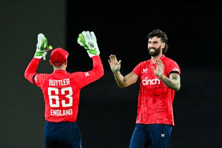 Reece Topley R England Celebrates Jos Editorial Stock Photo - Stock ...