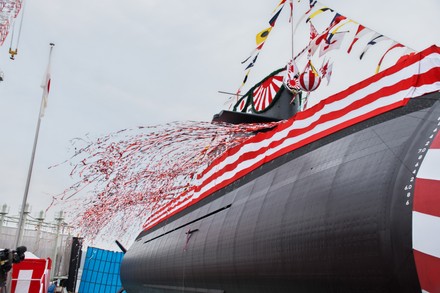 Japans New Submarine Jingei Seen During Editorial Stock Photo - Stock ...
