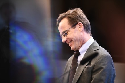 Moderate Party Leader Ulf Kristersson Press Editorial Stock Photo ...