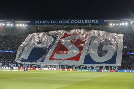 Tifo Ultras Frompsg Action During Champions Editorial Stock Photo ...