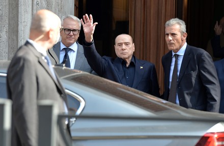 Forza Italia Party Leader Silvio Berlusconi Editorial Stock Photo ...