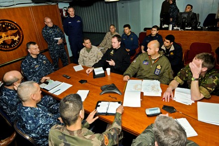 Liaison Officers Coalition Countries Meet Joint Editorial Stock Photo ...