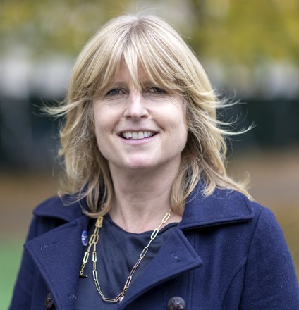 Journalist Rachel Johnson Attends 2022 Cheltenham Editorial Stock Photo ...