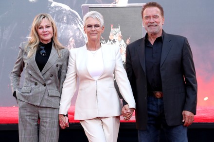 Melanie Griffith Jamie Lee Curtis Hand Editorial Stock Photo - Stock ...