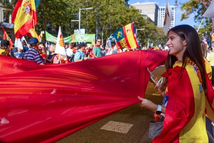 Hispanic Day parade in Barcelona, Spain - 12 Oct 2022 Stock Pictures ...