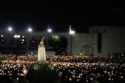 Candlelight Procession in Sanctuary of Fatima, Ourem, Portugal - 12 Oct ...