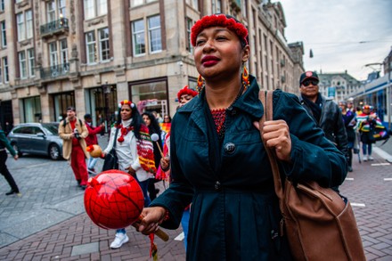 imágenes de Indigenous Liberation Day held in Amsterdam, Netherlands ...