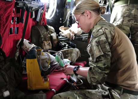 Medical Emergency Response Team, Afghanistan - 09 Apr 2011 Stock ...