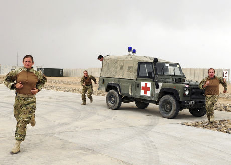 Medical Emergency Response Team, Afghanistan - 09 Apr 2011 Stock ...
