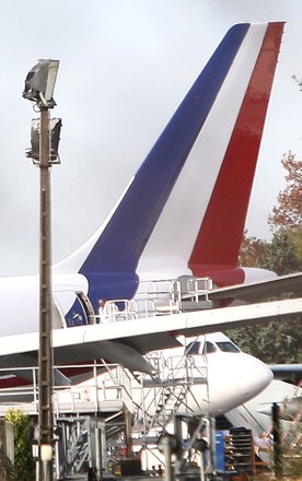 Exclusive New French Presidential Airplane Airbus Editorial Stock Photo ...