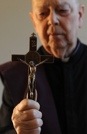 Father Gabriele Amorth 85 Poses Rome Editorial Stock Photo - Stock ...