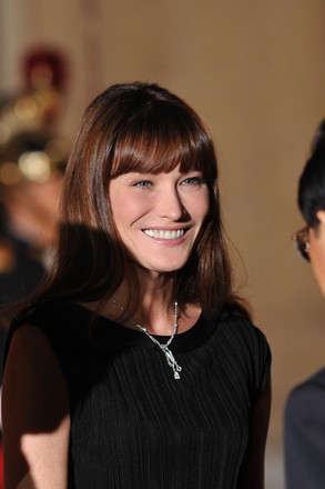 French First Lady Carla Brunisarkozy Pictured Editorial Stock Photo ...