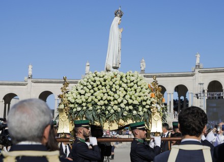 Statue Our Lady Fatima Carried On Editorial Stock Photo - Stock Image ...