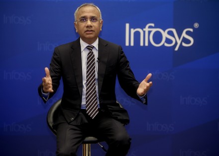 Infosys Ceo Managing Director Salil Parekh Editorial Stock Photo ...