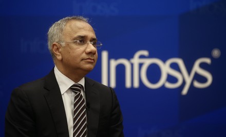 Infosys Ceo Managing Director Salil Parekh Editorial Stock Photo ...