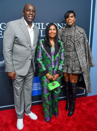 Lr Magic Johnson Cookie Johnson Ej Editorial Stock Photo - Stock Image ...