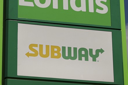 Closeup Subway Logo Symbol Gas Station Editorial Stock Photo - Stock ...