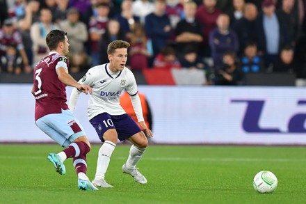Michael Murillo Anderlecht During West Ham Editorial Stock Photo ...