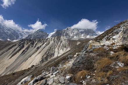 View Himalaya Mountain Range Tsergo Ri Editorial Stock Photo - Stock ...