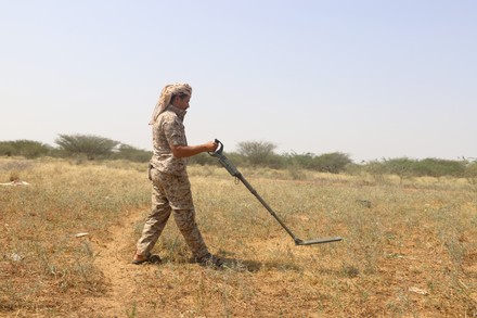 Soldier Demining Team Uses Landmine Detector Editorial Stock Photo ...