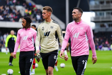 Fulham Goalkeeper George Wickens Alongside Shane Editorial Stock Photo ...