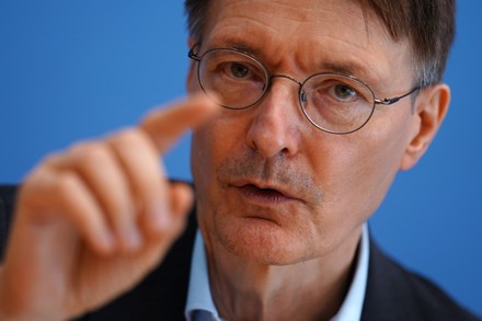 Press conference of German Health Minister Lauterbach, Berlin, Germany ...