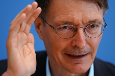 German Health Minister Karl Lauterbach Gestures Editorial Stock Photo ...