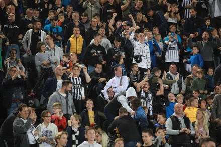 Fc Partizan Supporters Undertakers Grobari Europa Editorial Stock Photo ...