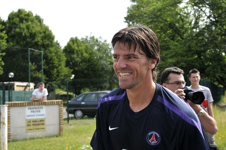 Psgs Goalkeeper Gregory Coupet During French Editorial Stock Photo ...