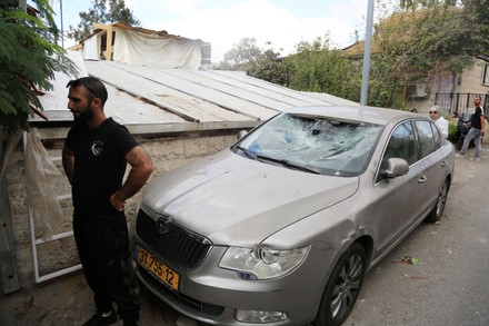 Damaged Car Which Belong Palestinian Seen Editorial Stock Photo - Stock ...