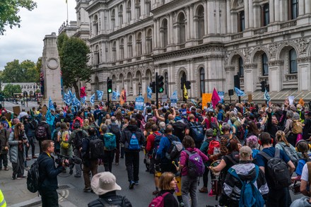 Hundreds Extinction Rebellion Climate Activists March Editorial Stock ...