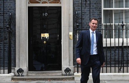 Britains Newlyappointed Chancellor Exchequer Jeremy Hunt Editorial ...